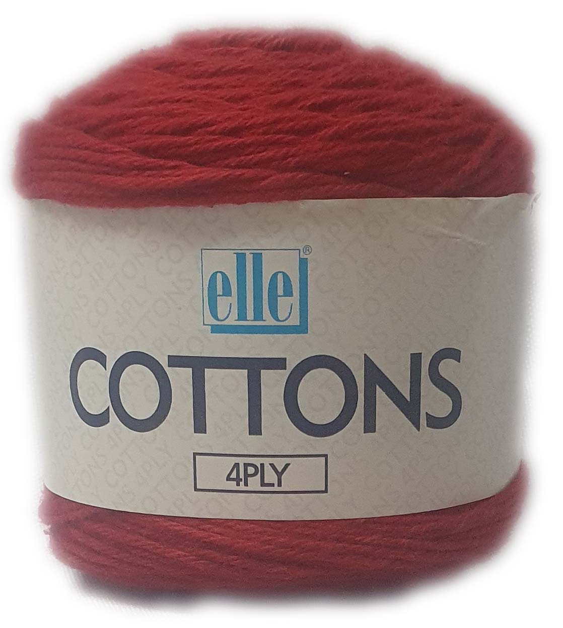 ELLE COTTONS 4 PLY 50g-COL.018 RUBY – Vaalcraft Distributors