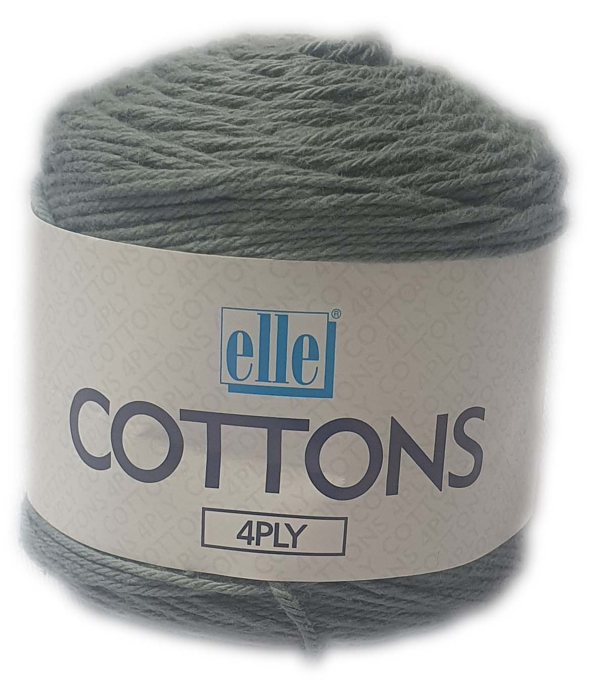 ELLE COTTONS 4 PLY 50g-COL.051 STEEL – Vaalcraft Distributors