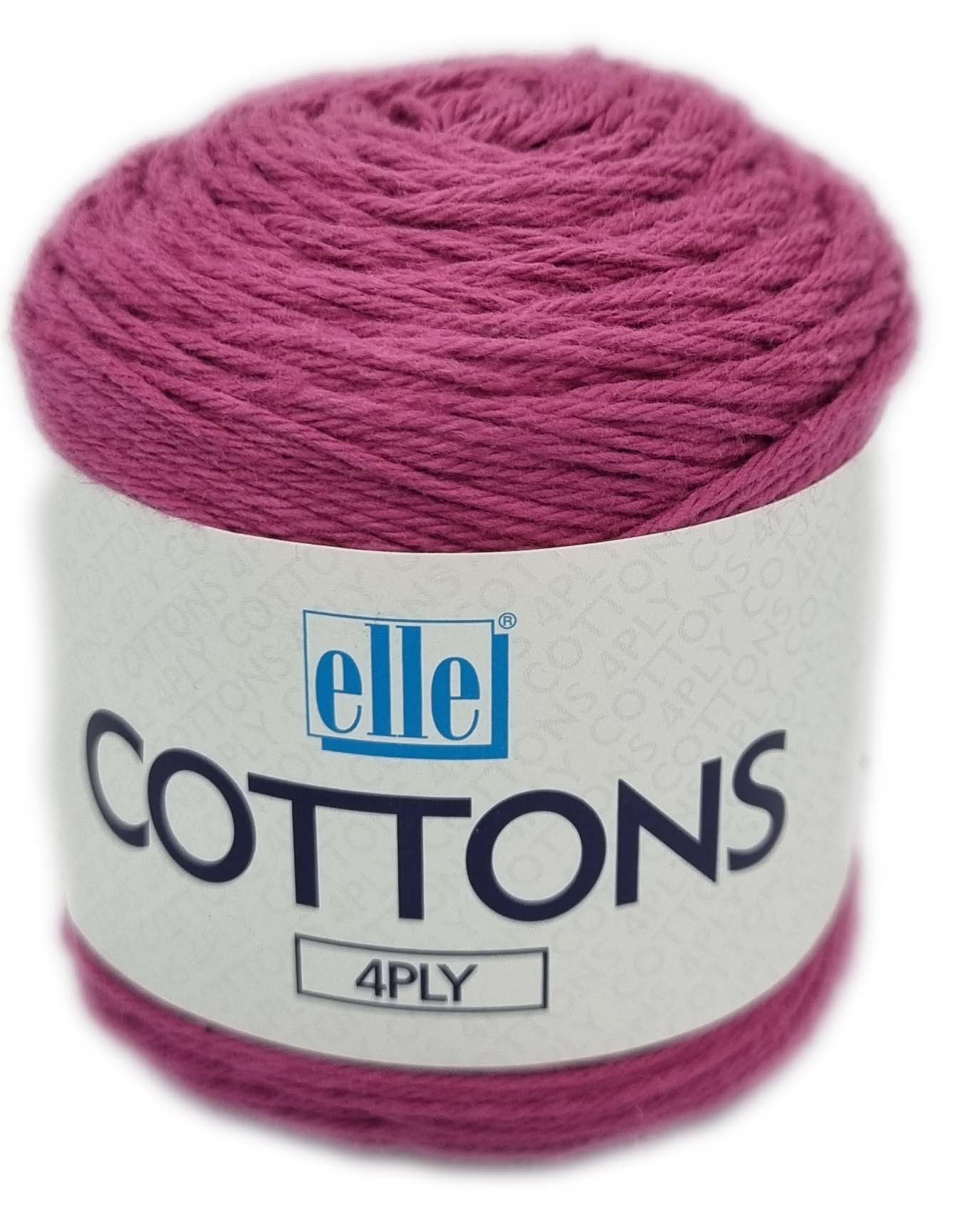 ELLE COTTONS 4 PLY 50g-COL.087 MAGENTA – Vaalcraft Distributors
