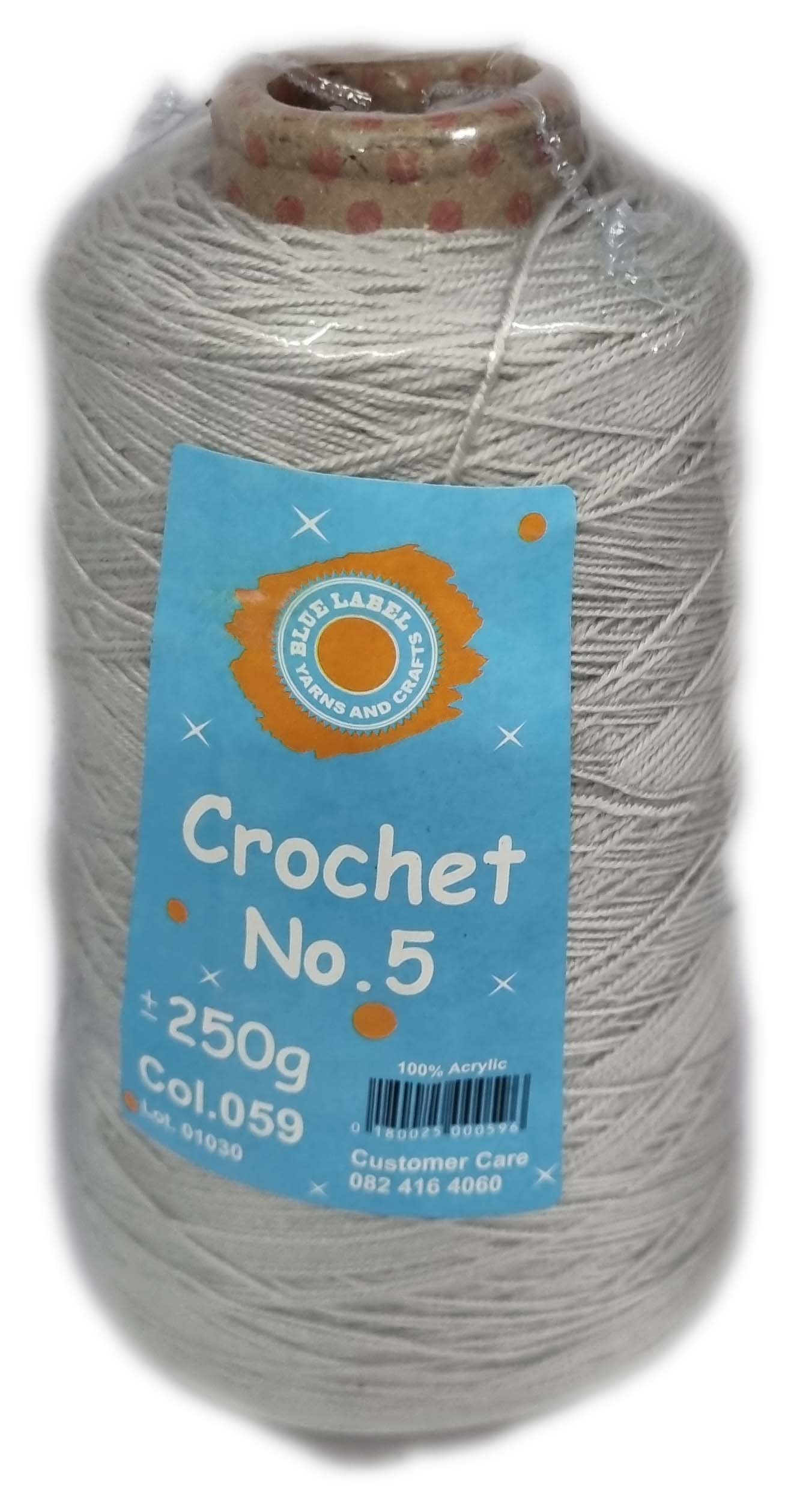 CROCHET No.5 250g-COL.59 LIGHT GREY – Vaalcraft Distributors