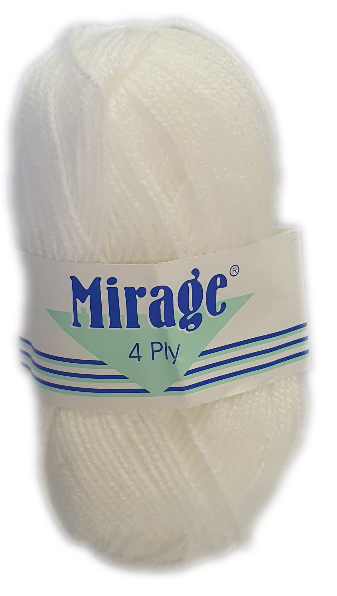 MIRAGE 4 PLY 25g-COL.001 WHITE – Vaalcraft Distributors