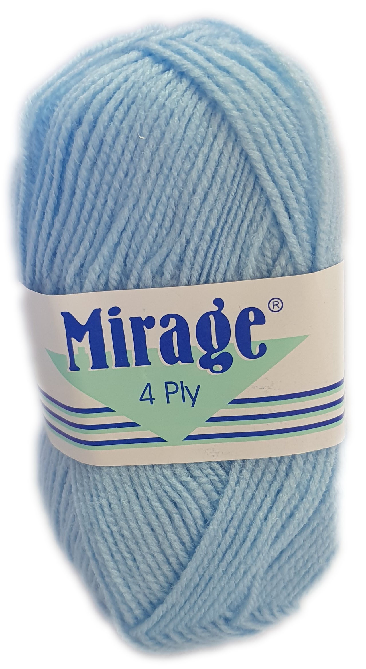 MIRAGE 4 PLY 25g-COL.003 SKY BLUE – Vaalcraft Distributors