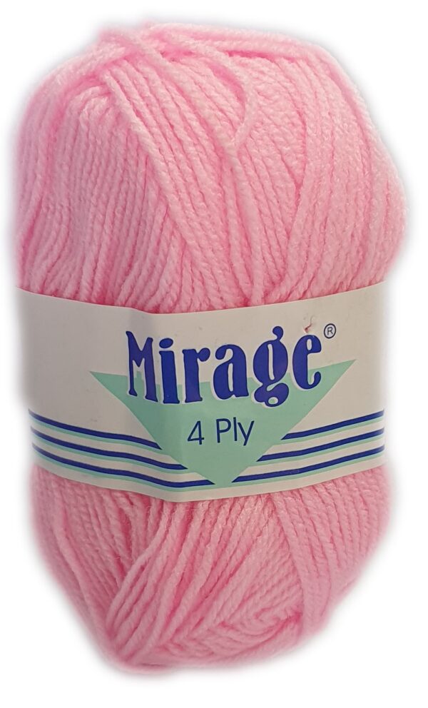 MIRAGE 4 PLY 25g-COL.004 BRIGHT PINK – Vaalcraft Distributors