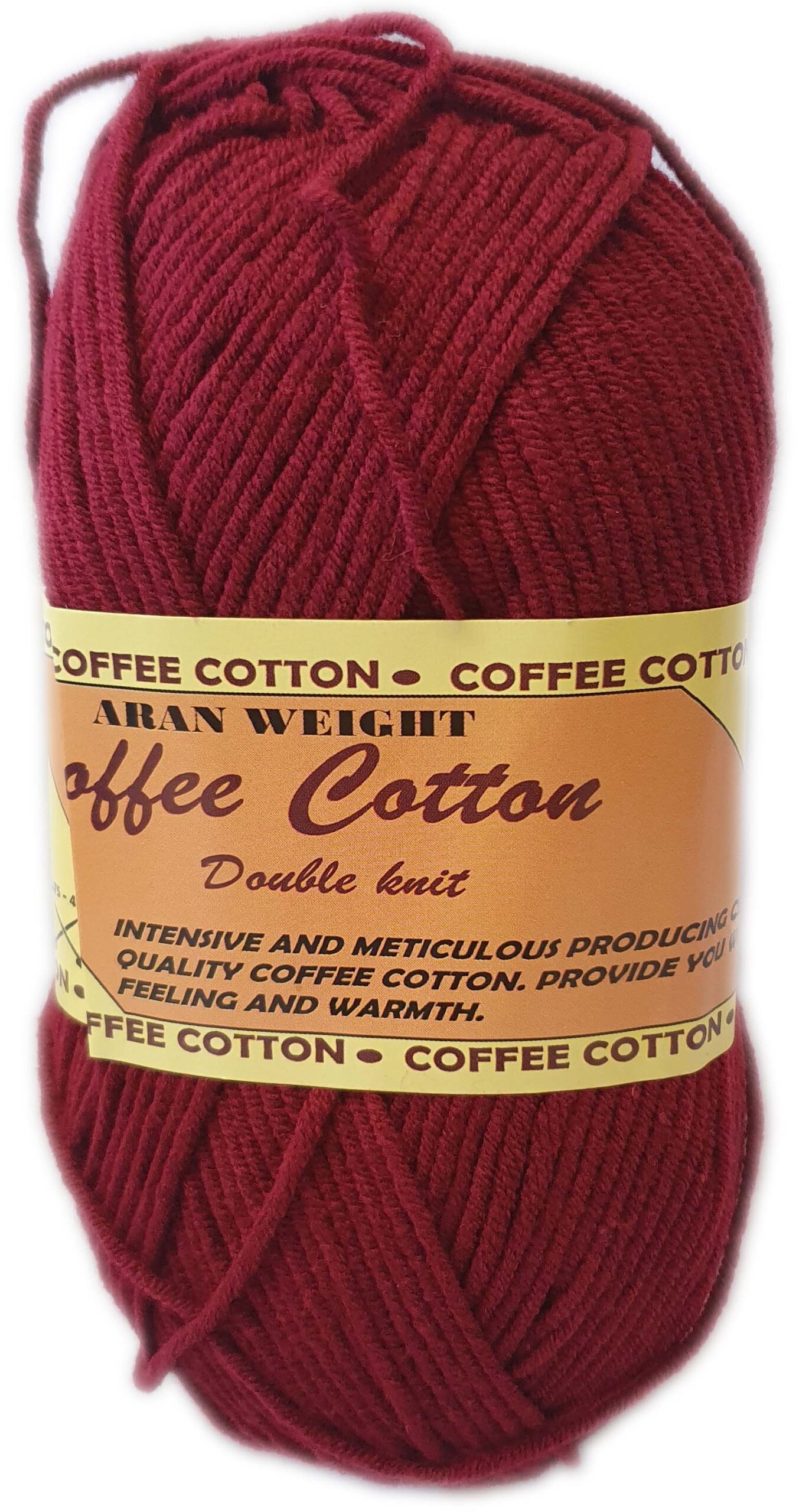 COFFEE COTTON D.K 100g-COL.MAROON – Vaalcraft Distributors
