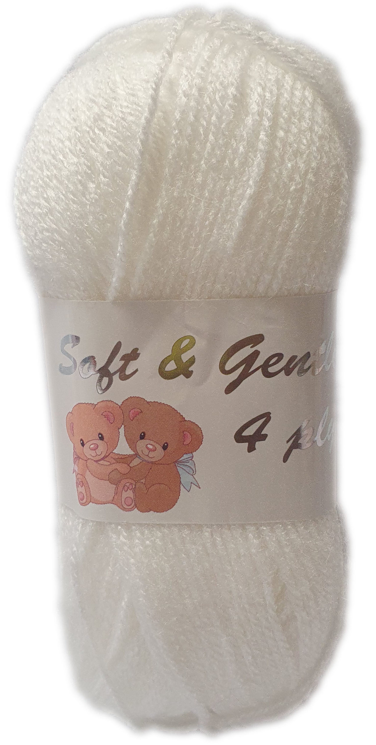 SOFT & GENTLE 4 PLY 50g-COL.BB4 OPTICAL WHITE – Vaalcraft Distributors