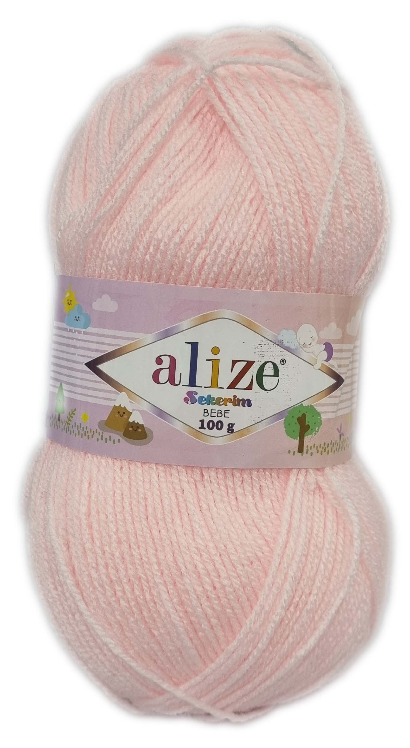 ALIZE SEKERIM BEBE 100g-COL.184 LIGHT PINK – Vaalcraft Distributors