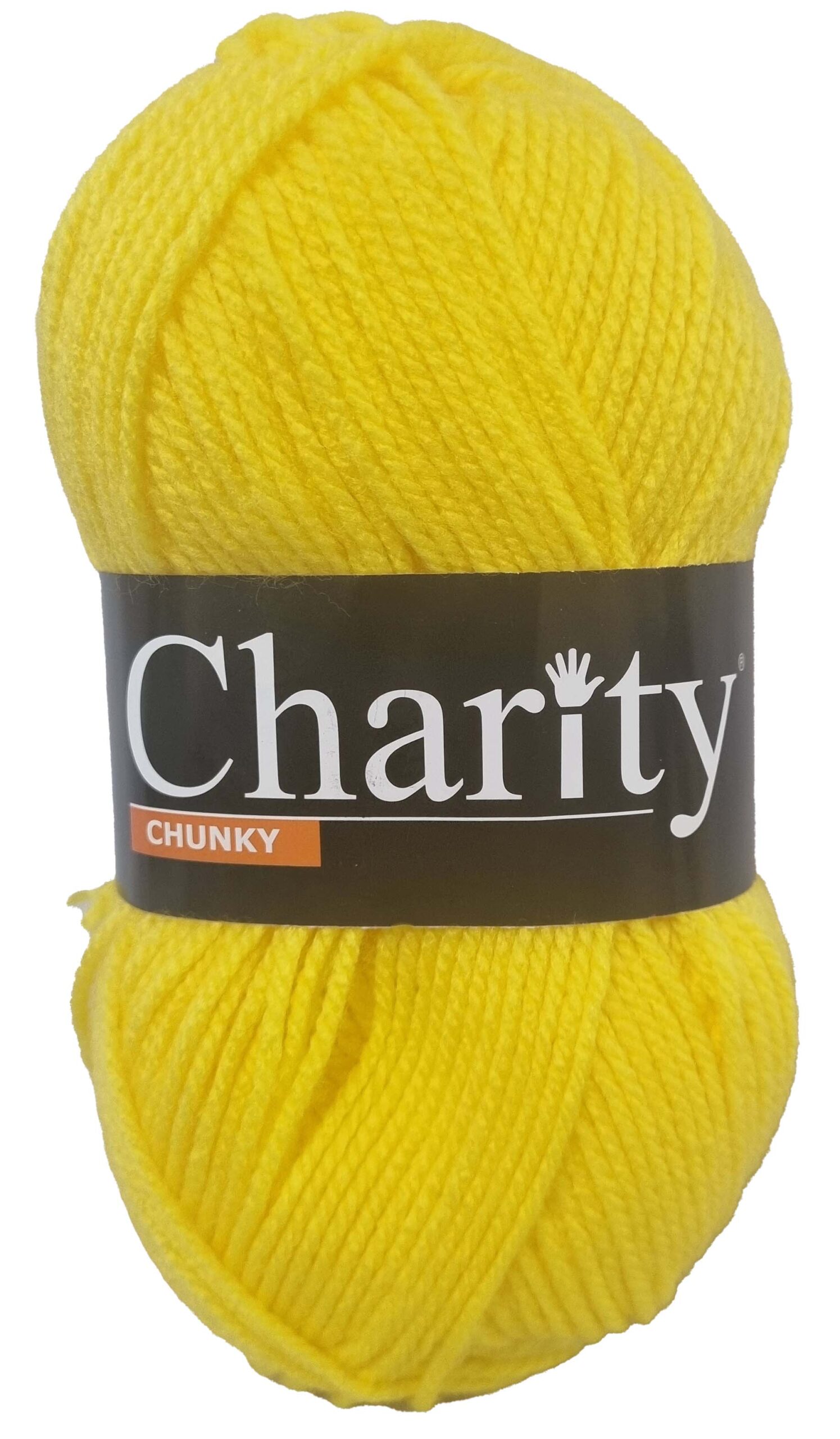 CHARITY CHUNKY 100g-COL.138 BRIGHT YELLOW – Vaalcraft Distributors