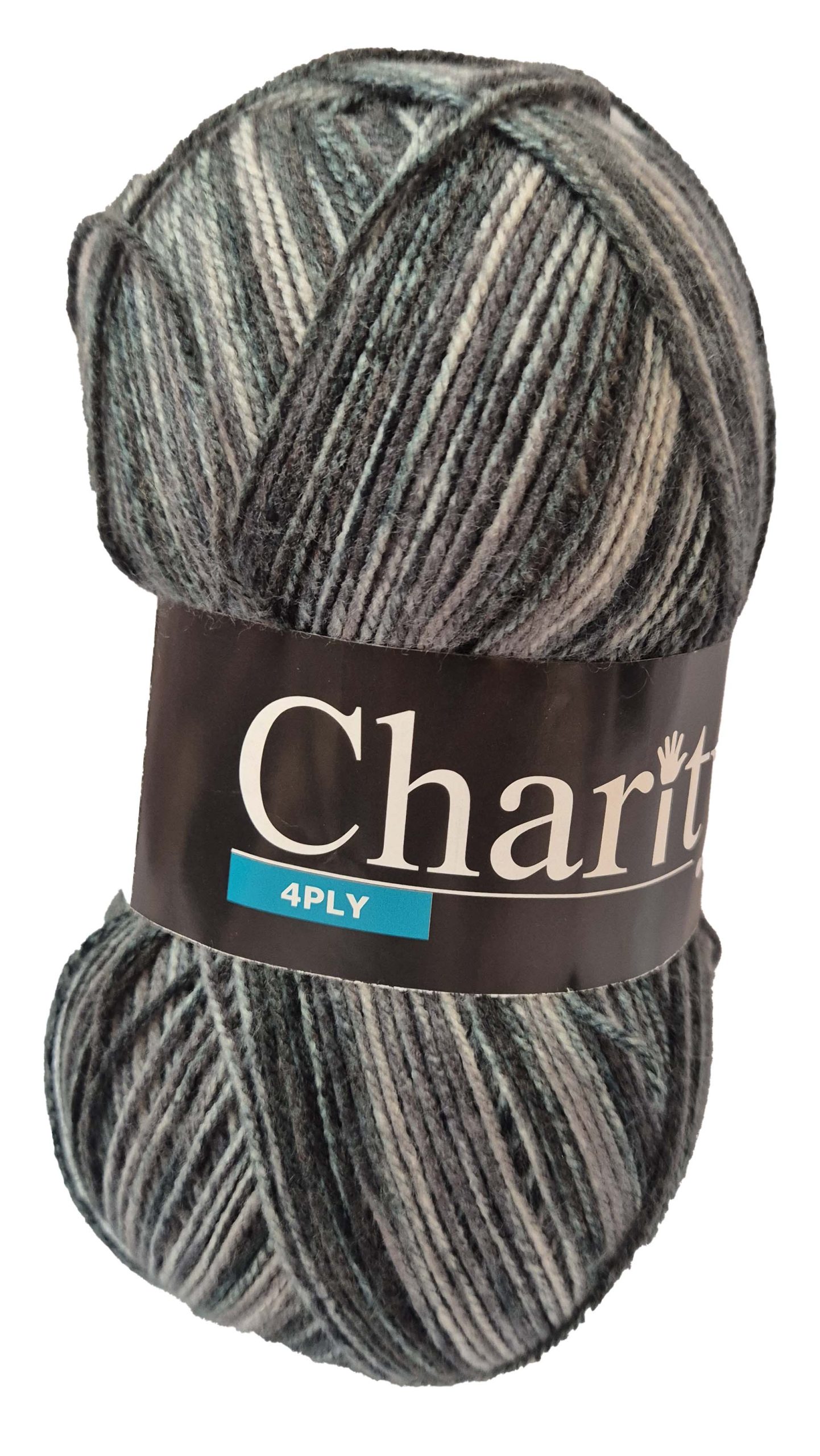 CHARITY 4 PLY PRINT 100g-COL.225 GUNMETAL GREY – Vaalcraft Distributors